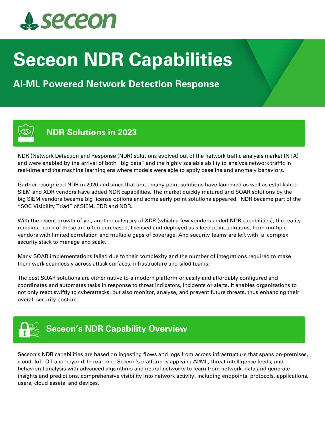 Datasheets - Seceon